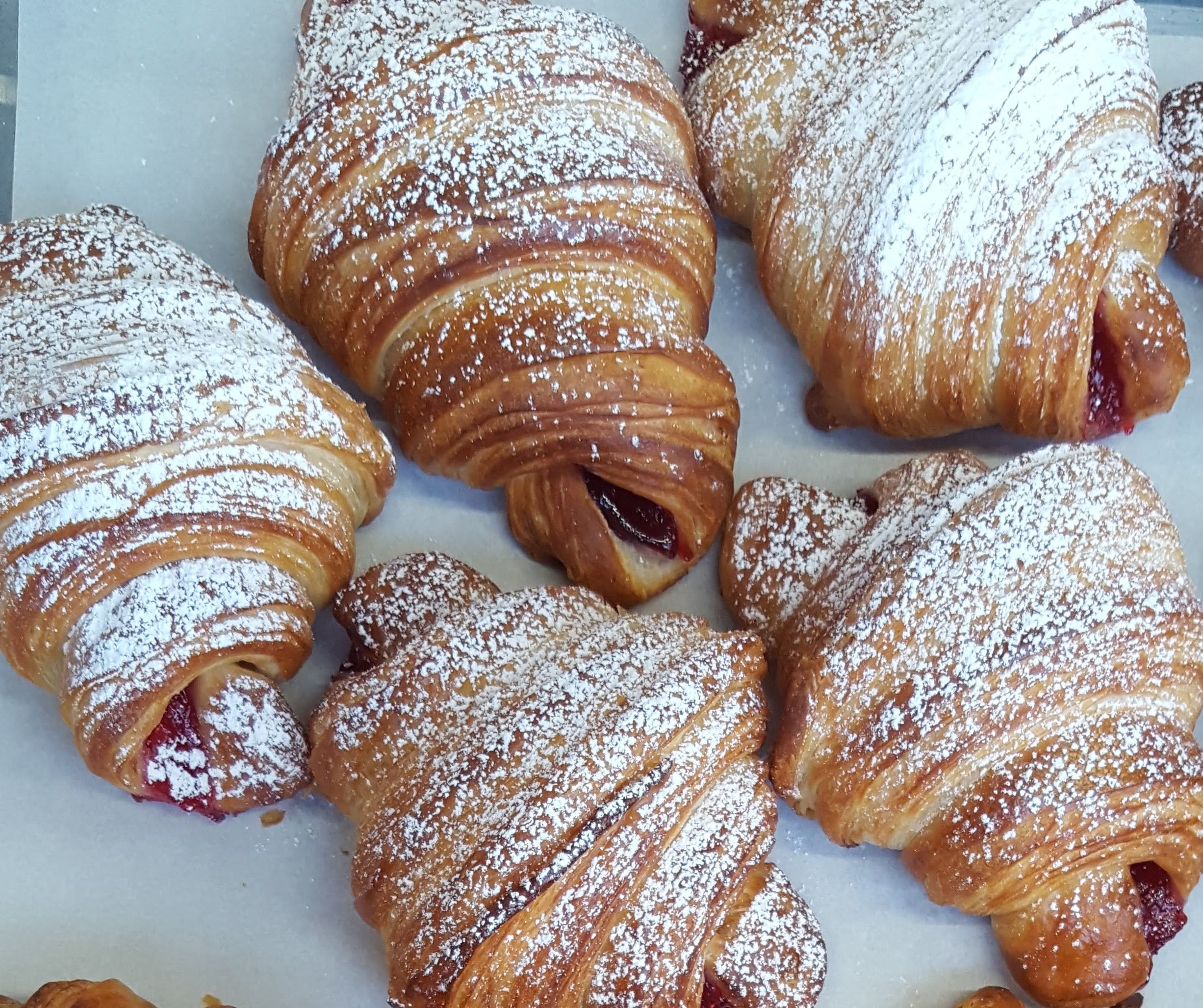 Raspberry Cream Cheese Croissants - Half Dozen | Mount Bakery Cafe
